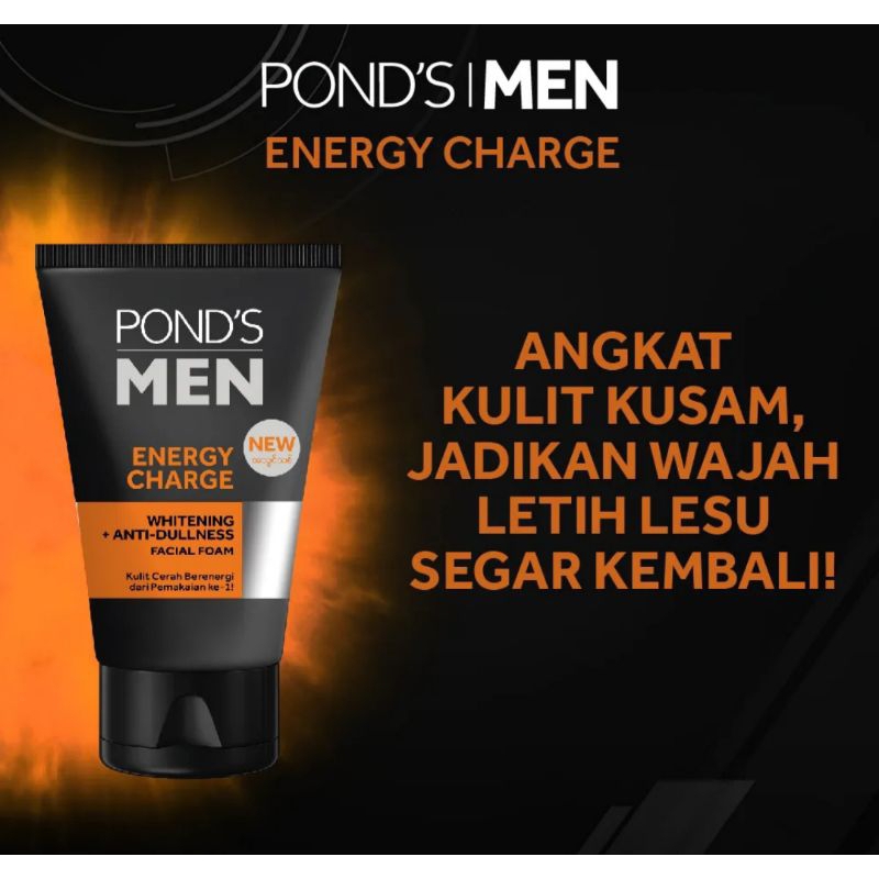 Jual Ponds Men Energy Change facial foam 100gr | Shopee Indonesia
