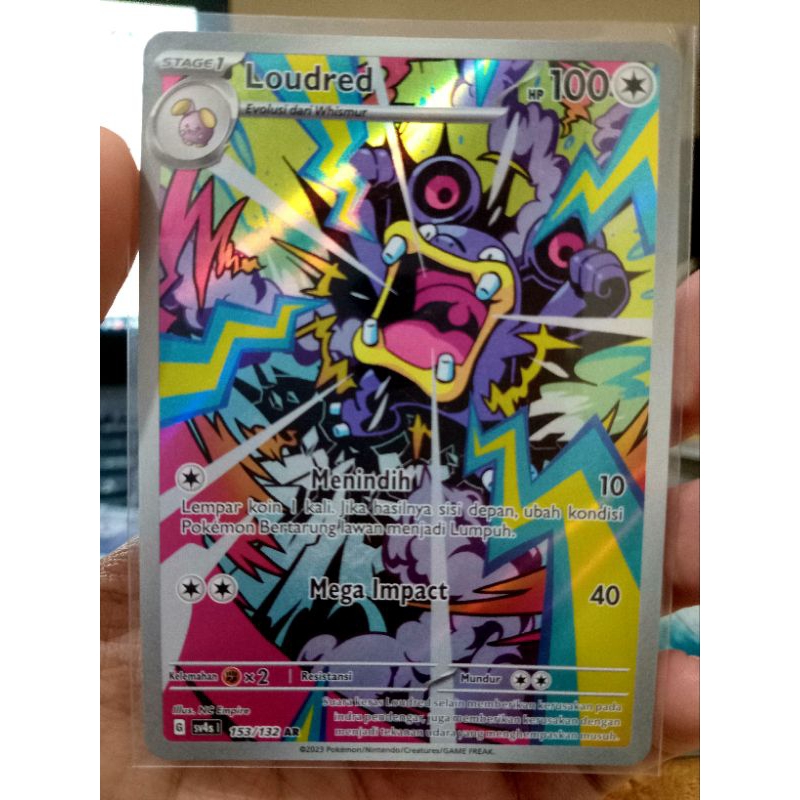 Jual KARTU POKEMON LOUDRED AR INDONESIA HOLO | Shopee Indonesia