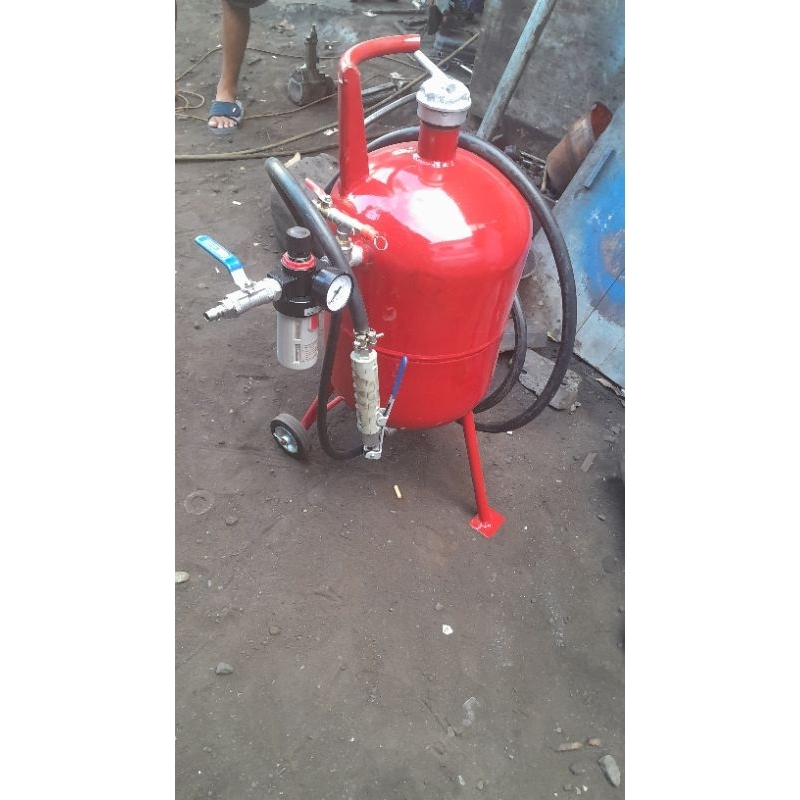 Jual TABUNG SANDBLASTING 24L LENGKAP SELANG DAN GUN | Shopee Indonesia