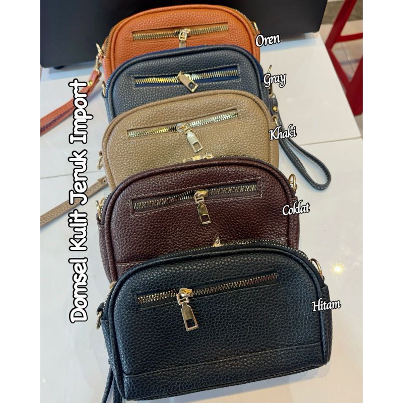 Jual Domsel kulit dompet selendang | Shopee Indonesia