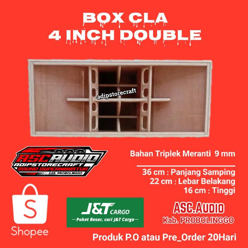 Jual Box CLA 4 inch Double | Shopee Indonesia