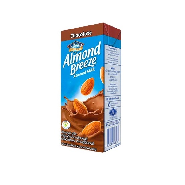Jual Susu kacang almond almon breeze Blue Diamond Milk Coklat Unsweetened Latte Vanila Original ...