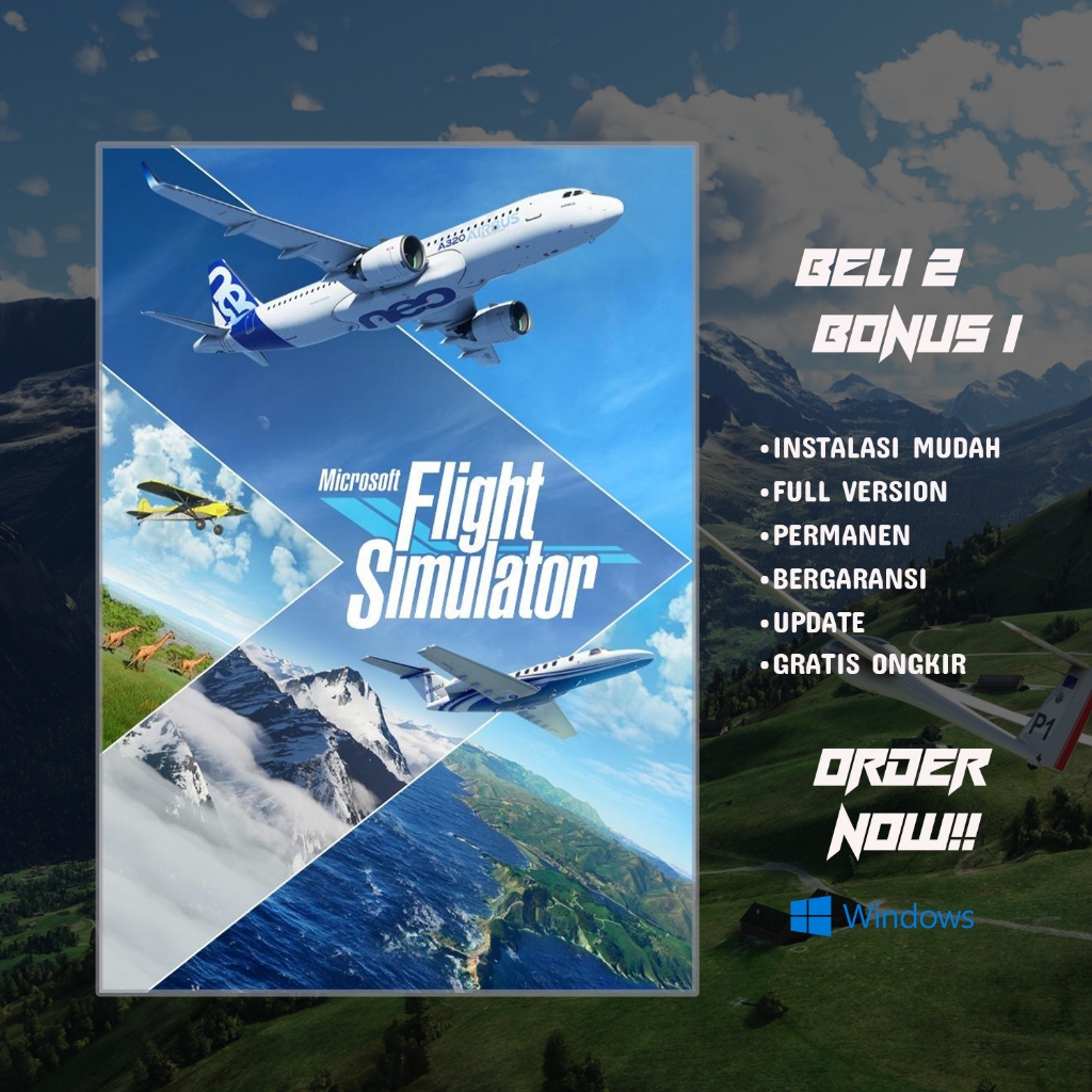 Jual Microsoft Flight Simulator 2020 | GAME PC - LAPTOP | Shopee Indonesia