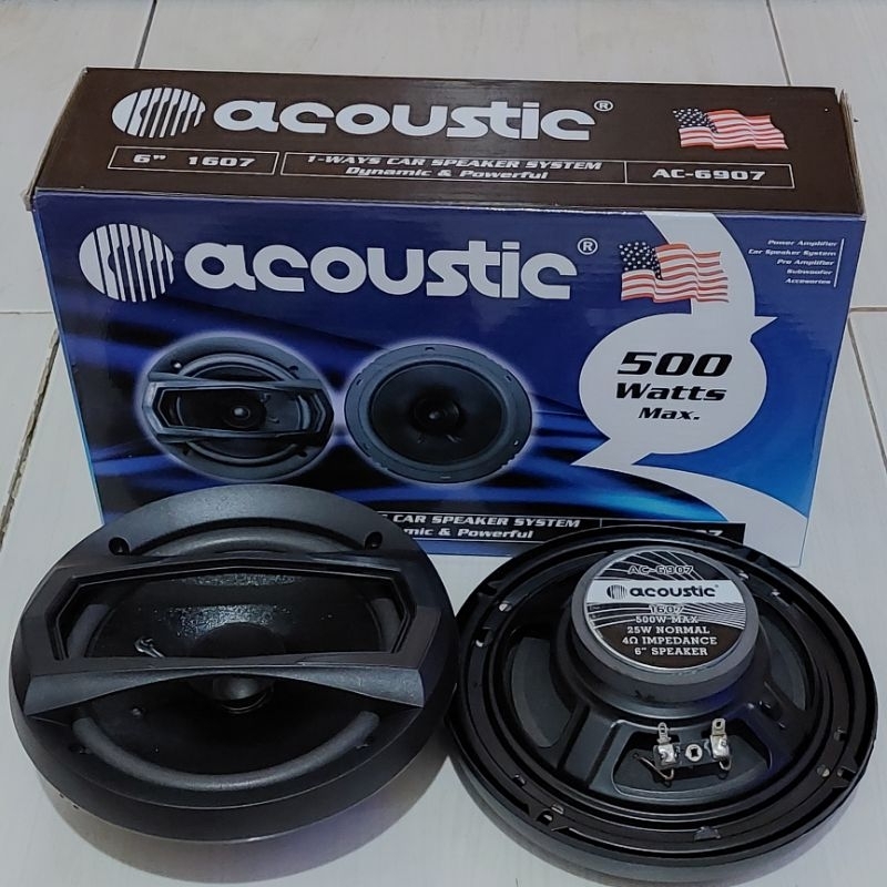 Jual Speaker Khusus pintu mobil 6 inch Merk Acoustic | Shopee Indonesia