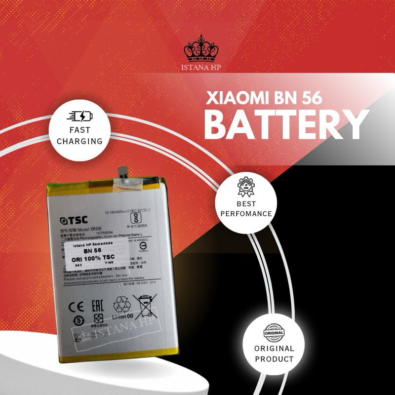 Jual Baterai Xiaomi BN 56/Redmi 9A/Redmi 9C | Shopee Indonesia