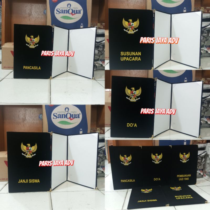 Jual 1Set Map Bludru Upacara Map Upacara Map Sablon Upacara Ready Stock ...