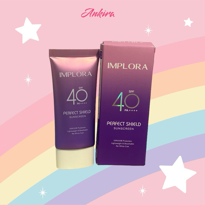 Jual Implora Perfect Shield Sunscreen spf 40 PA++++ - Sunscreen Pelindung Wajah dari sinar ...