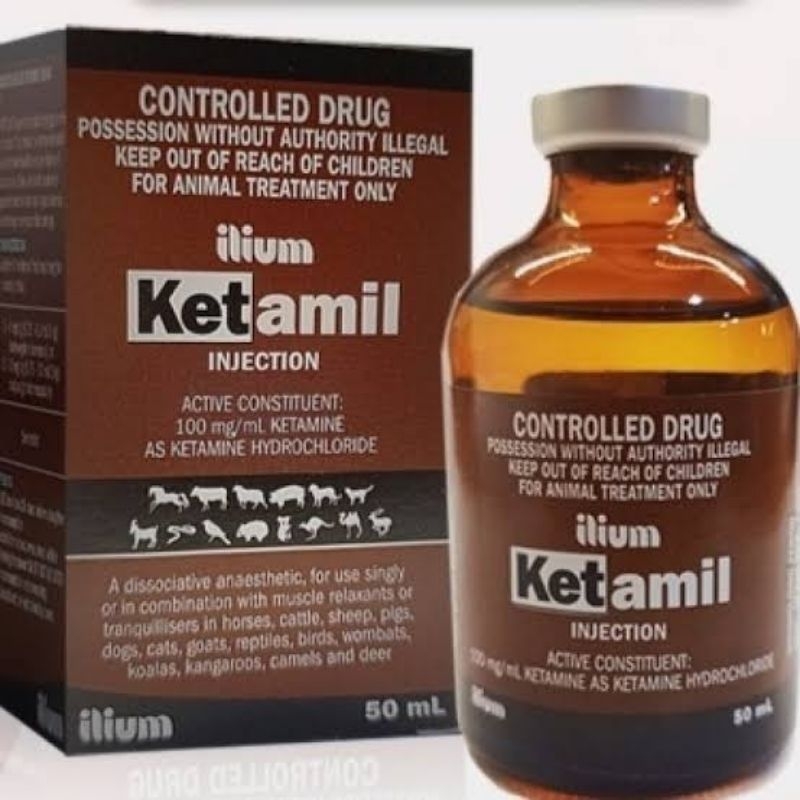 Jual Ketamil Illium Injection 50 Ml Asli Original Obat Untuk Hewan ...