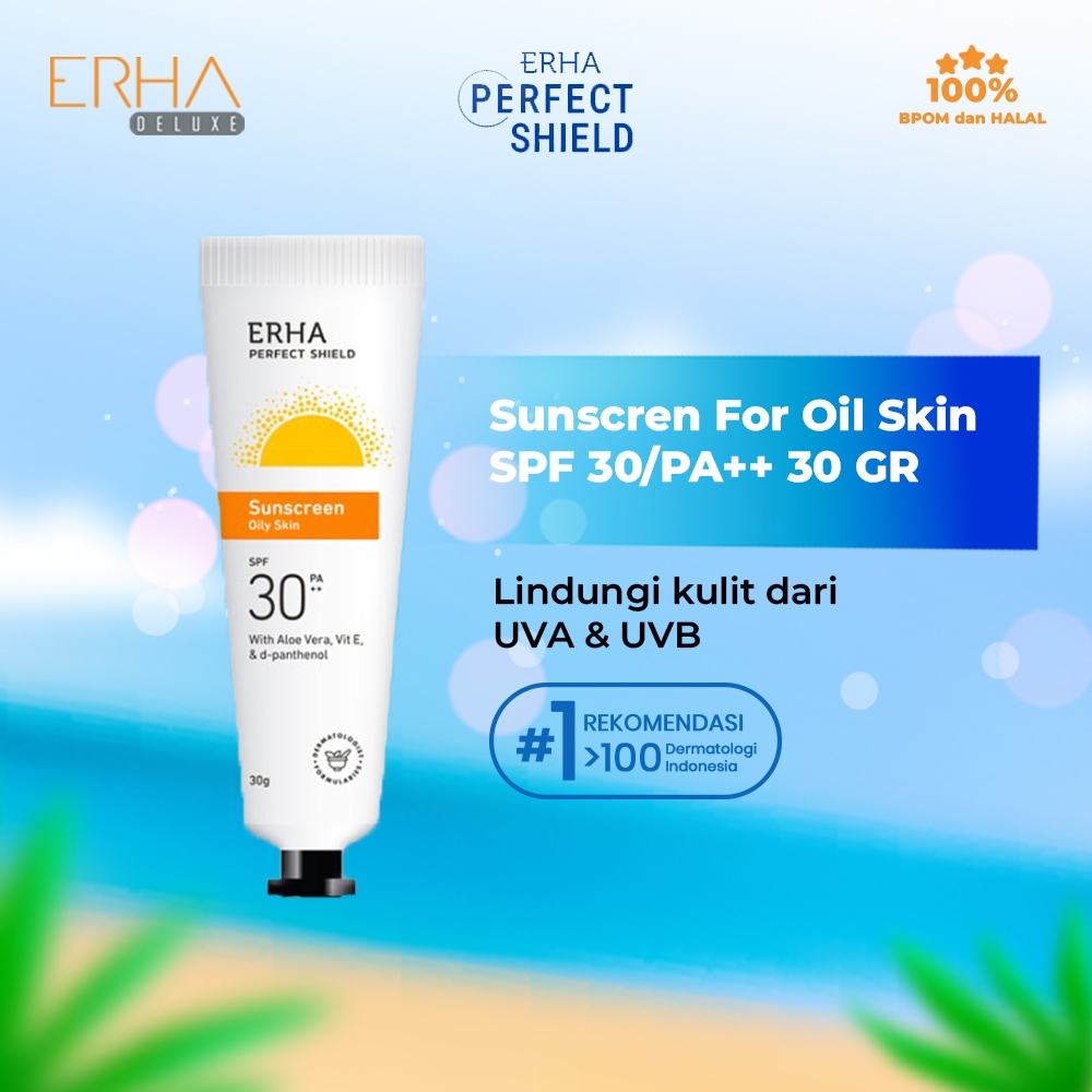 Jual ERHA Sunscreen Sunblock - Perfect Shield SPF30/PA++ / Tabir Surya ...