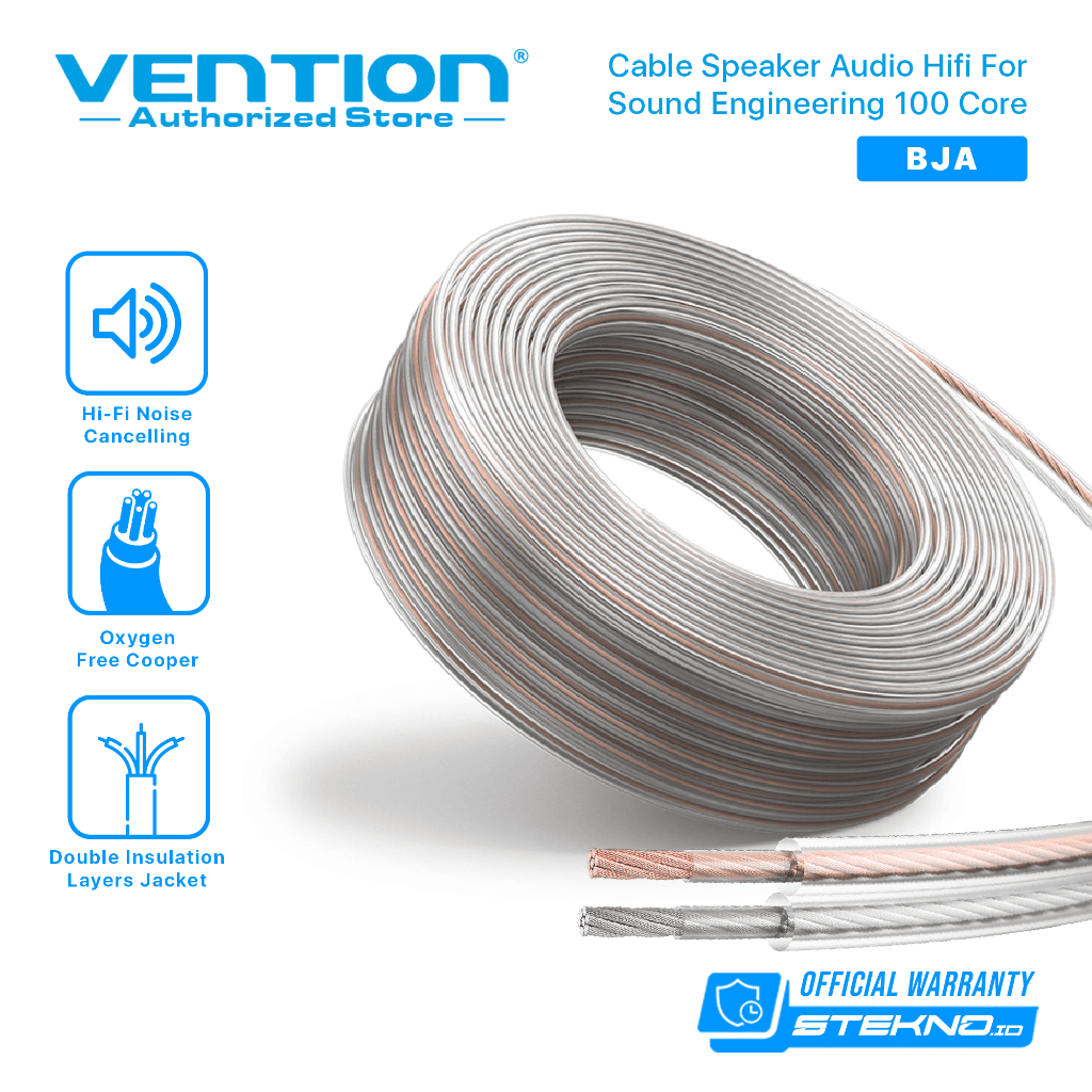 Jual Vention Kabel Speaker Audio Hifi For Sound Engineering | Shopee ...