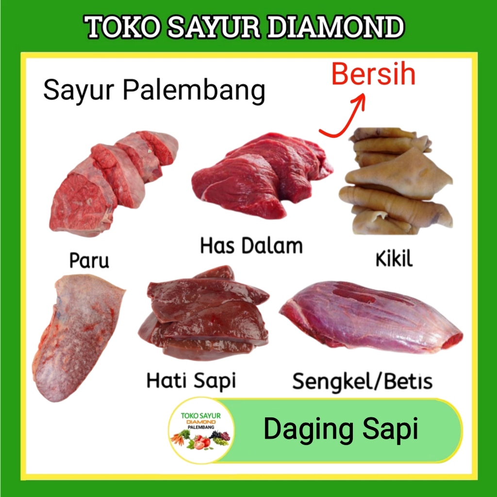 Jual Daging Sop - Limpa Limpo - Hati - Paru - Babat - Lidah - Tulang ...