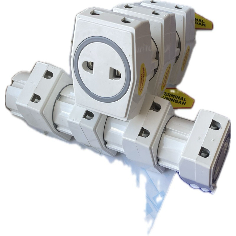 Jual Plug Combination T Multi Colokan Listrik 3 Lubang SNI VKA8812 ...