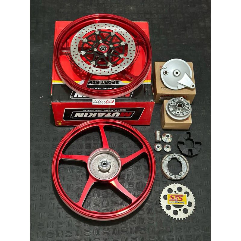 Jual velg mutakin 525 single disk pnp cb tiger gl mp tiger king grand ...