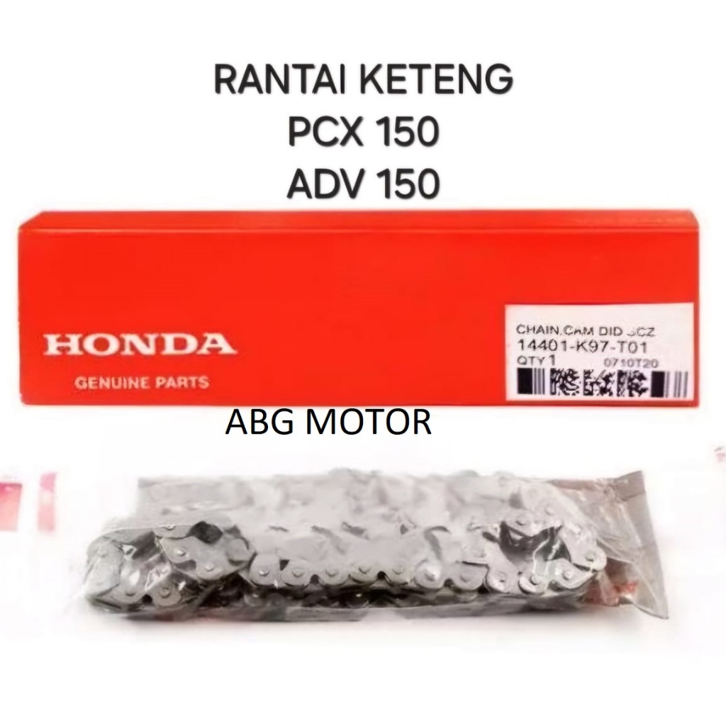 Jual RANTAI KETENG TIMING PCX ADV 150 ORIGINAL 14401-K97-T01 | Shopee Indonesia