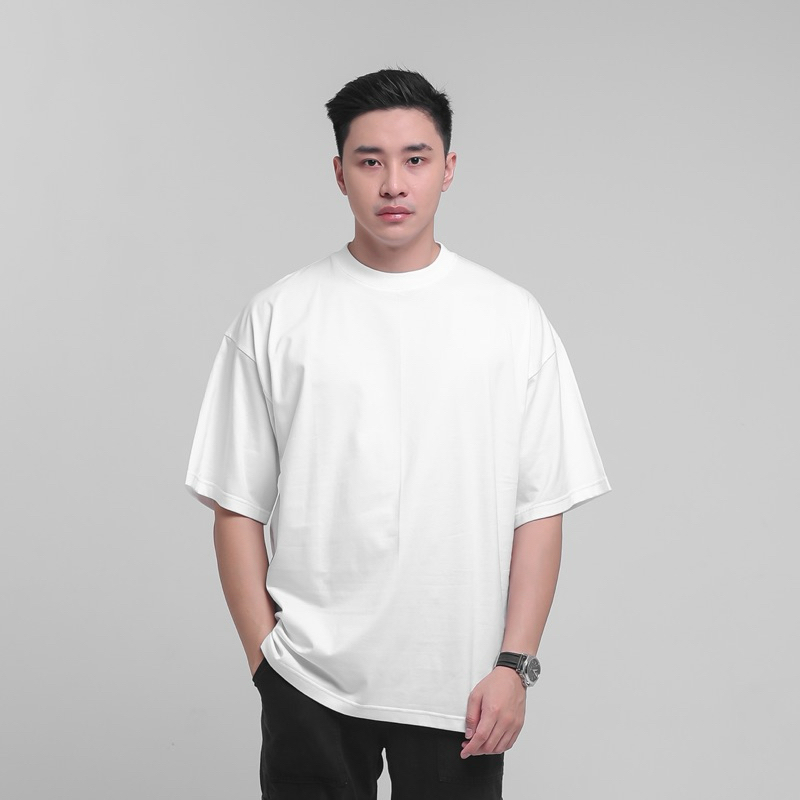Jual Heyplain Oversized T-Shirt Putih - Cotton Combed 20S | Shopee ...
