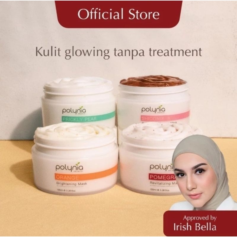 Jual POLYNIA mask | Pomegranate | Shiconix Soothing | Prickly Pear ...