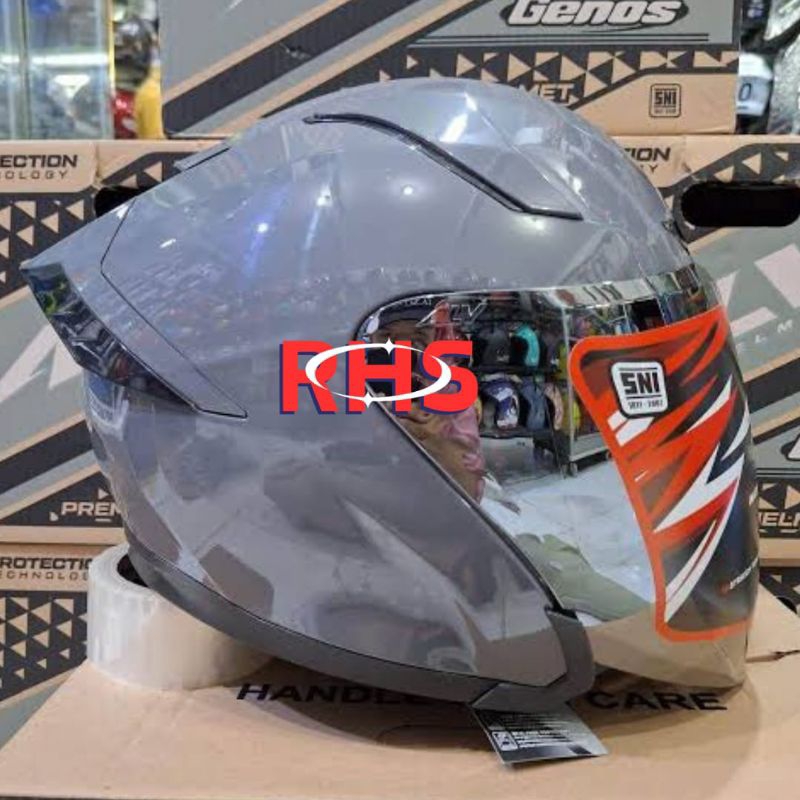 Jual helm alv genos bluetooth SNI - bisa buat terima tlpn dan musikan ...