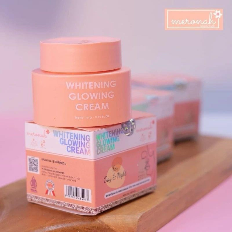 Jual MERONAH WHITENING GLOWING CREAM | Shopee Indonesia
