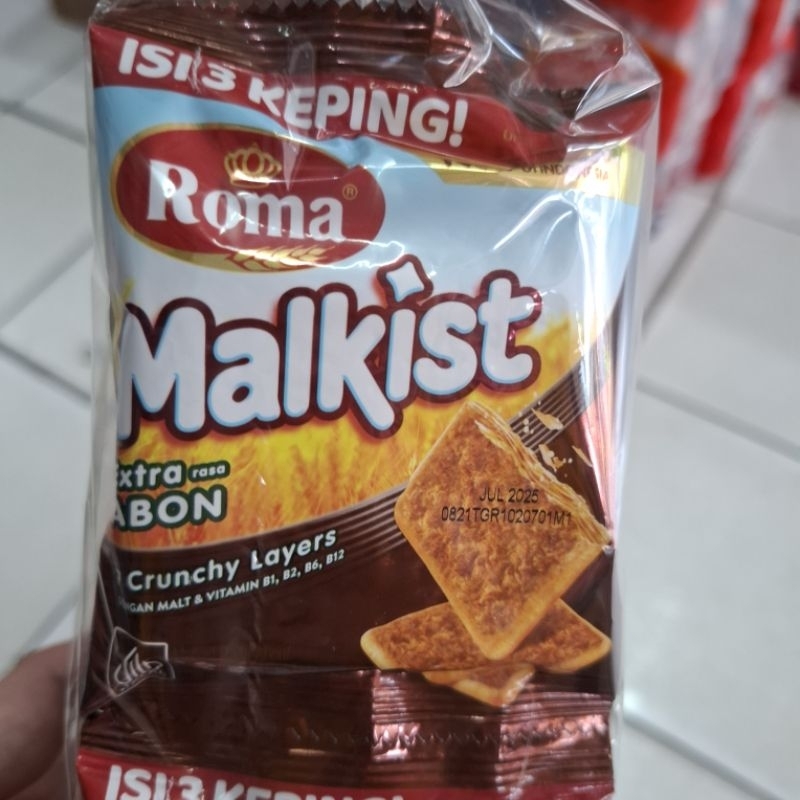 Jual Roma Malkist Crakers Rasa Abon Isi 10 pcs | Shopee Indonesia