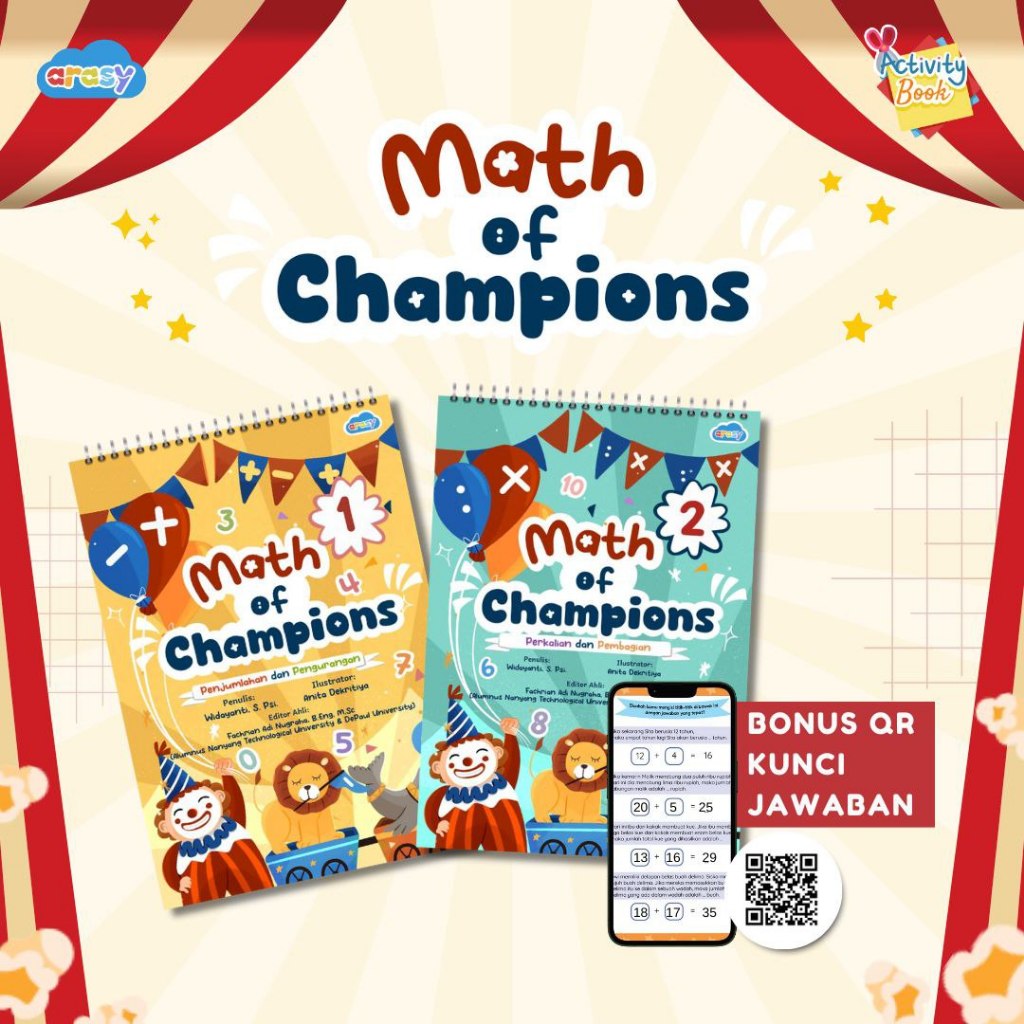 Jual Buku Math of Champions Arasy Buku Belajar Matematika Anak | Shopee ...