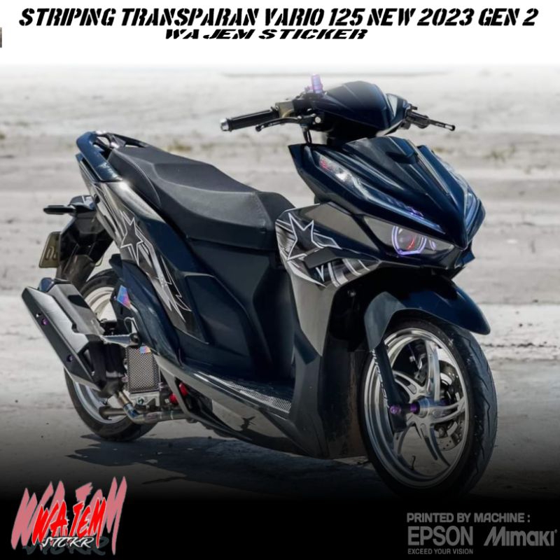 Jual STRIPING TRANSPARAN VARIO 125 NEW GEN 2 CUSTOM STAR TERBARU ...