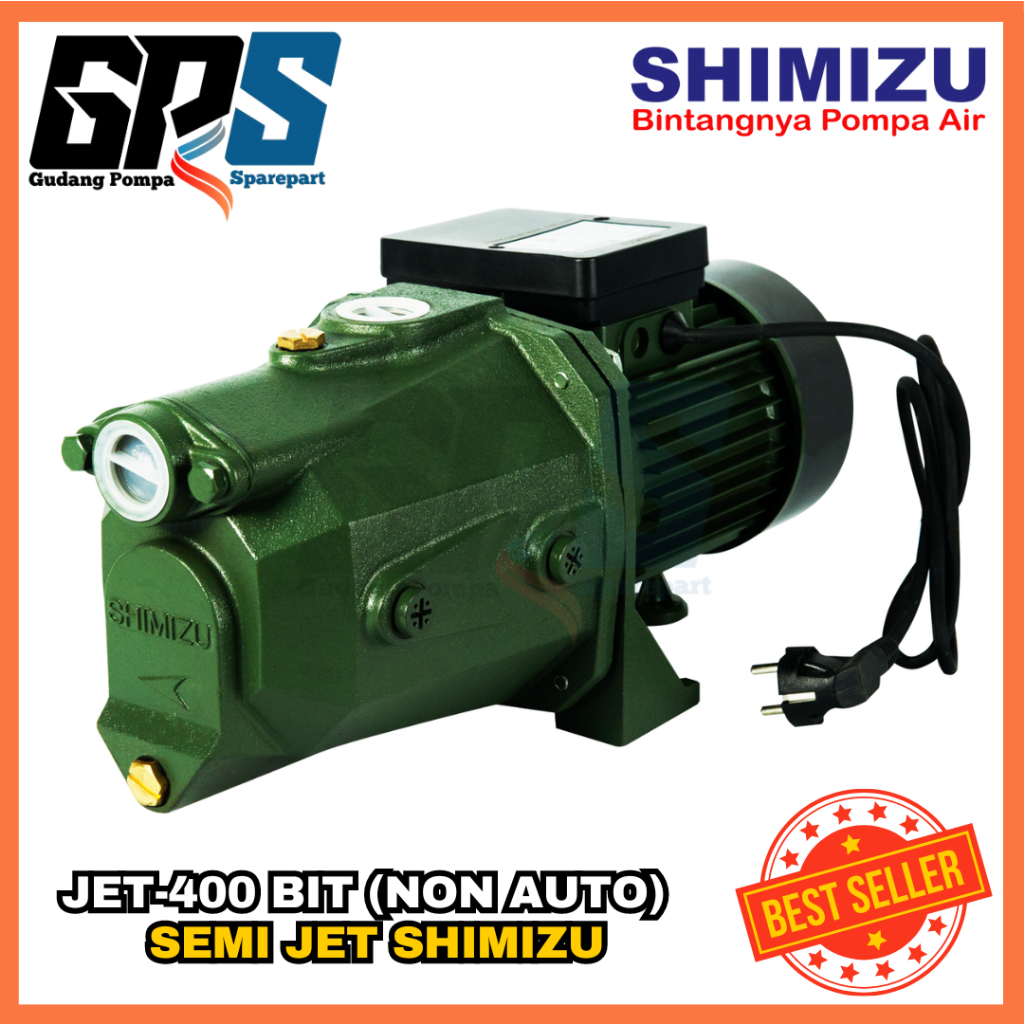 Jual [SEMI JET] SHIMIZU JET-400 BIT Untuk memenuhi kebutuhan air bersih (NON AUTOMATIC) | Shopee ...