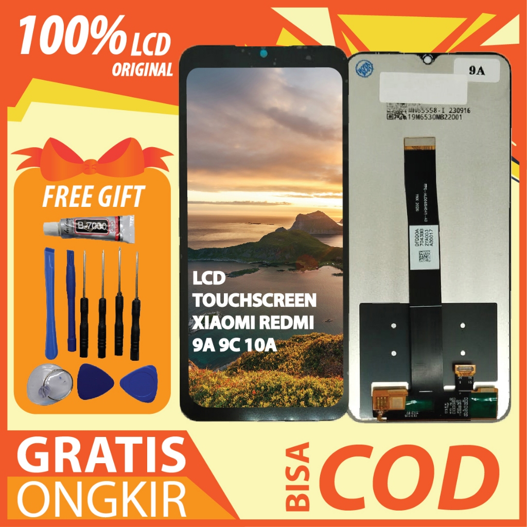 Jual 【ORIGINAL 100%】LCD TOUCHSCREEN XIAOMI REDMI 9A/ 9C/ 10A FULLSET TOUCHSCREEN / ORIGINAL100 ...