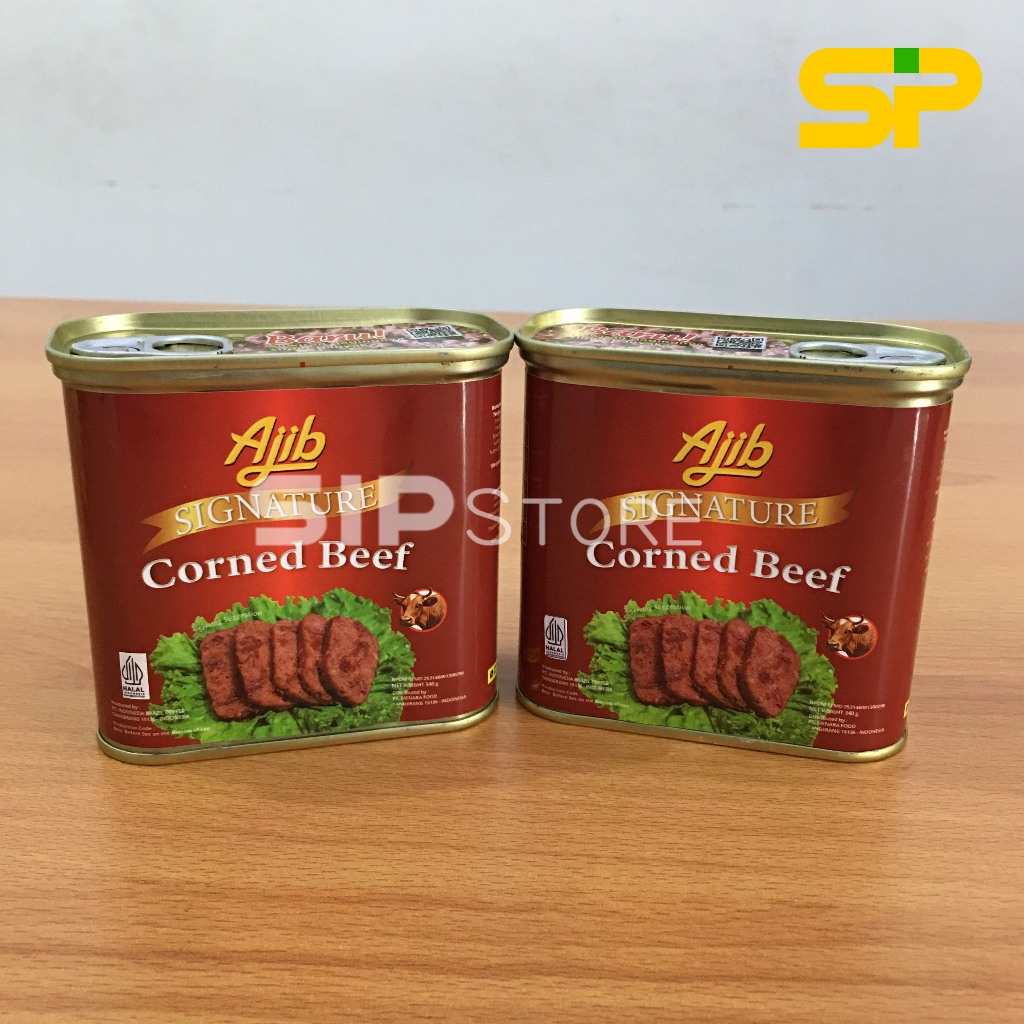 Jual Ajib Signature Corned Beef / Ajib Signature Kornet Daging Sapi ...