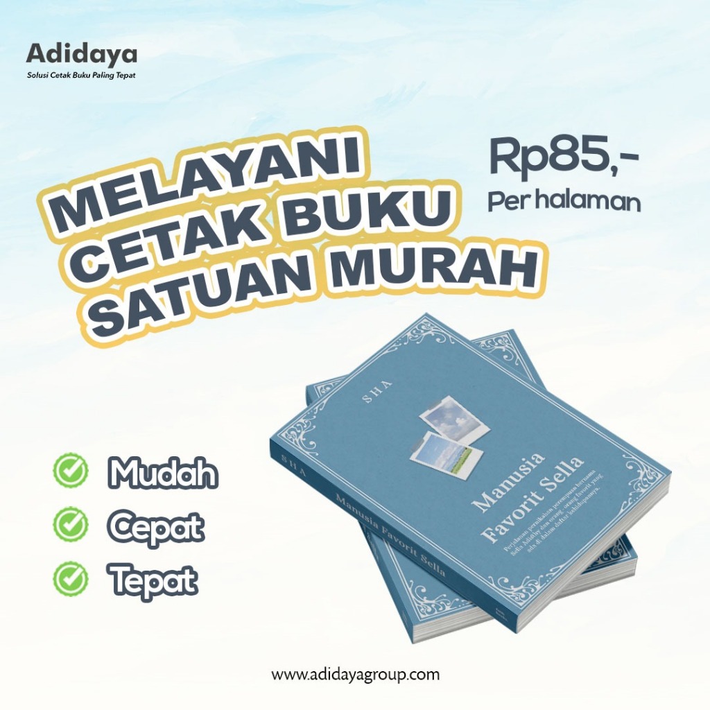 Jual Cetak Buku Satuan Murah | Novel - Puisi - Bahan Ajar, DLL | Shopee ...