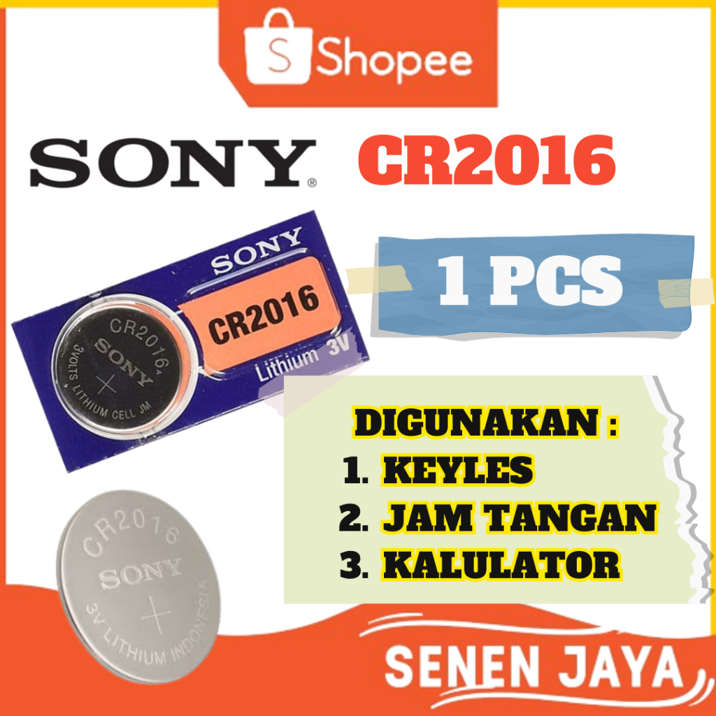 Jual ORIGINAL!! Obral Murah Baterai Remote Sony CR2016 Mobil Avvanza ...