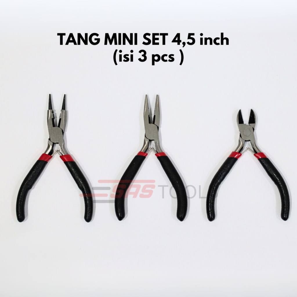Jual Tang mini set 4,5 inch (isi 3 pcs Tang potong/Tang jepit/Tang ...