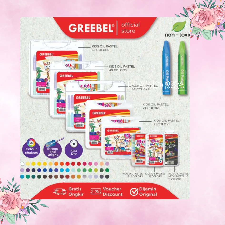 Jual crayon greebel isi 12 warna | Shopee Indonesia