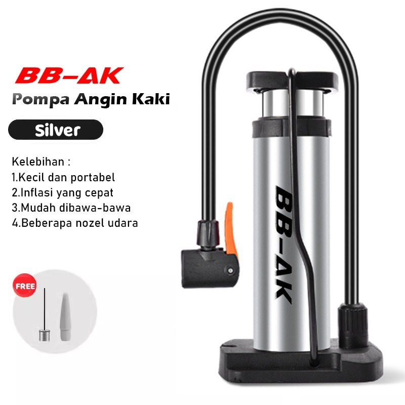 Jual Pompa Angin Kaki/Pompa Kaki/Pompa Ban Mini Foot Pump Portable High ...