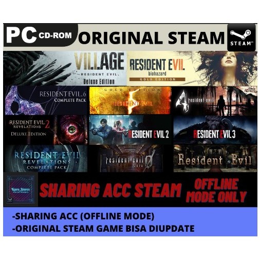 Jual Resident Evil Complete Collection + Resident Evil Village / RE 8 ...
