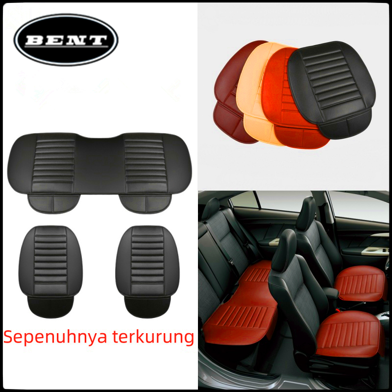 Jual (COD) Alas Duduk Jok Mobil 3 in 1 Bahan Premium Leather Kulit ...