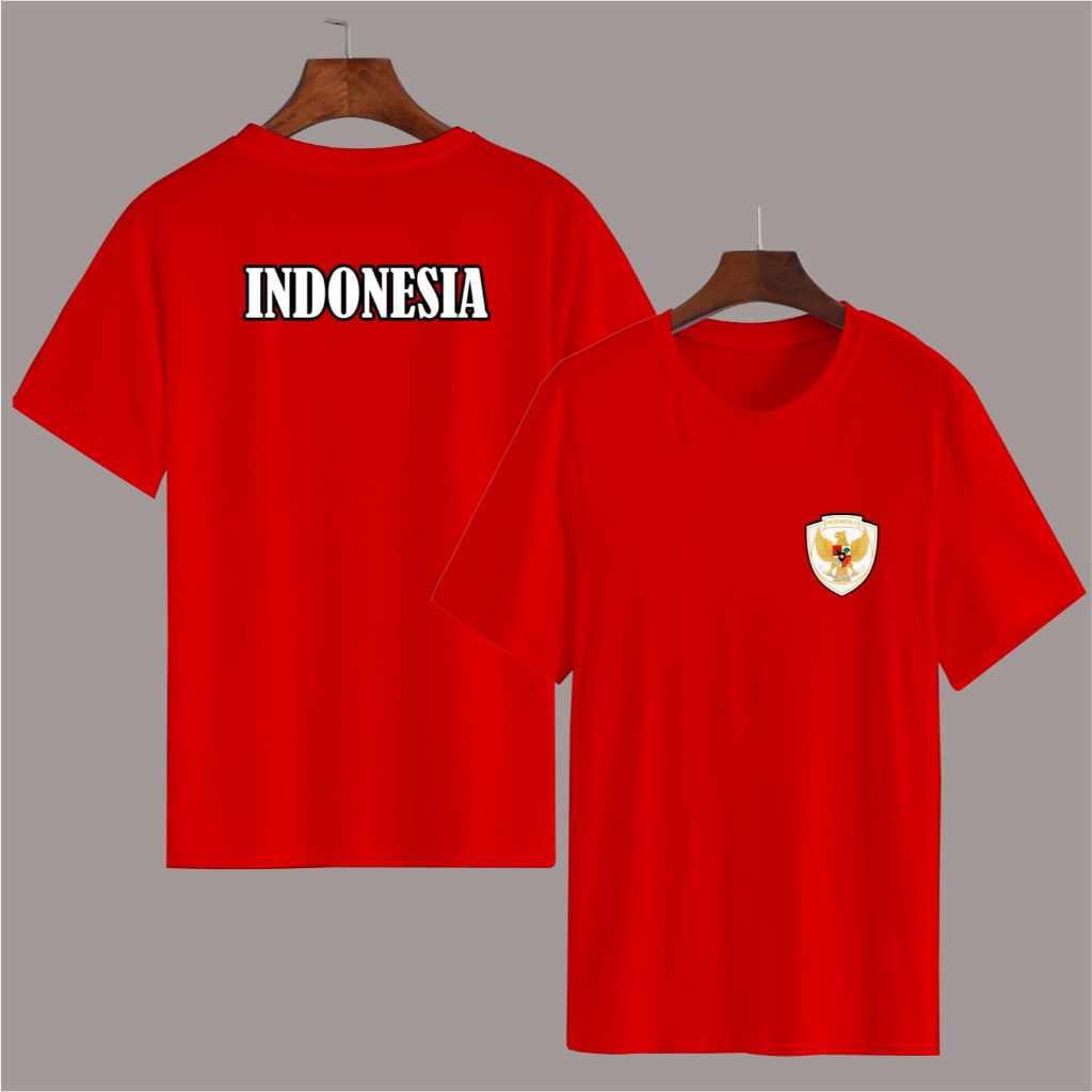 Jual kaos timnas indonesia dpn blkg bisa cod | Shopee Indonesia