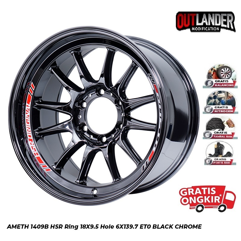 Jual Velg Mobil Ring 18 Offroad Pajero Fortuner Strada Triton Isuzu Mux ...