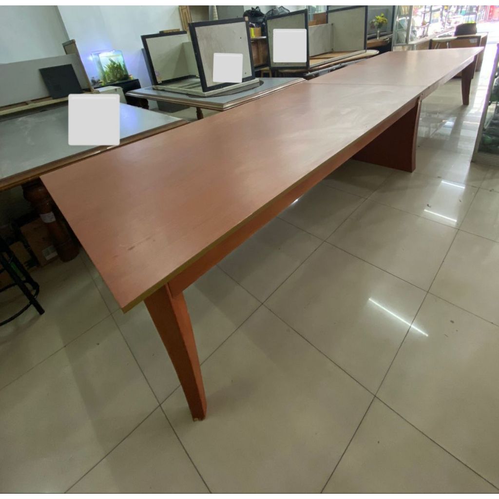 Jual MEJA PANJANG MEETING SERBAGUNA BAHAN KAYU SECOND SEKEN BEKAS UK ...