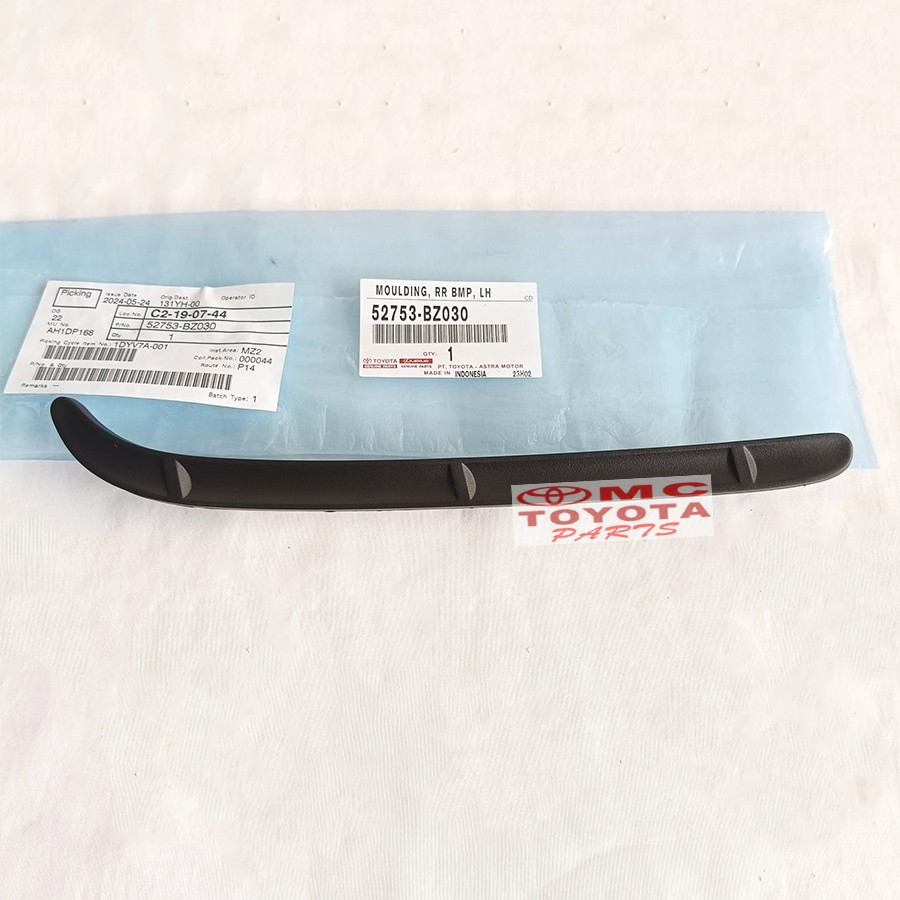 Jual Moulding Extension Bumper Belakang Kiri List Lis Bemper Avanza ...