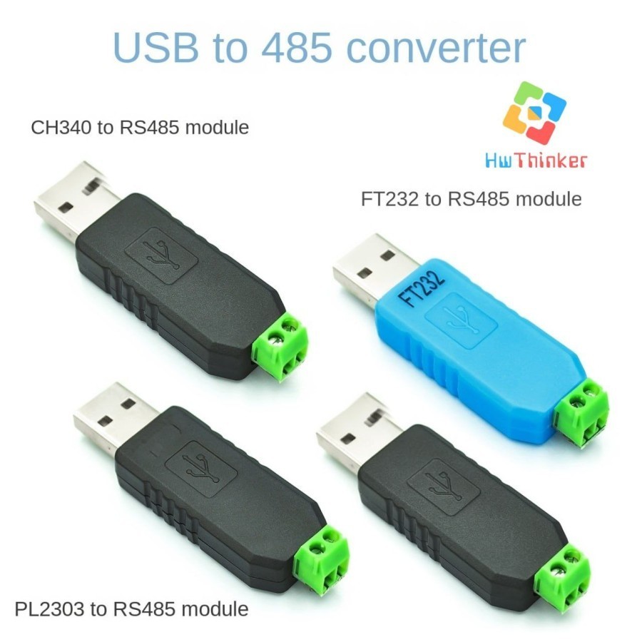 Jual USB Serial UART RS485 RS-485 Konverter Converter FT232 PL2303 CH340 | Shopee Indonesia