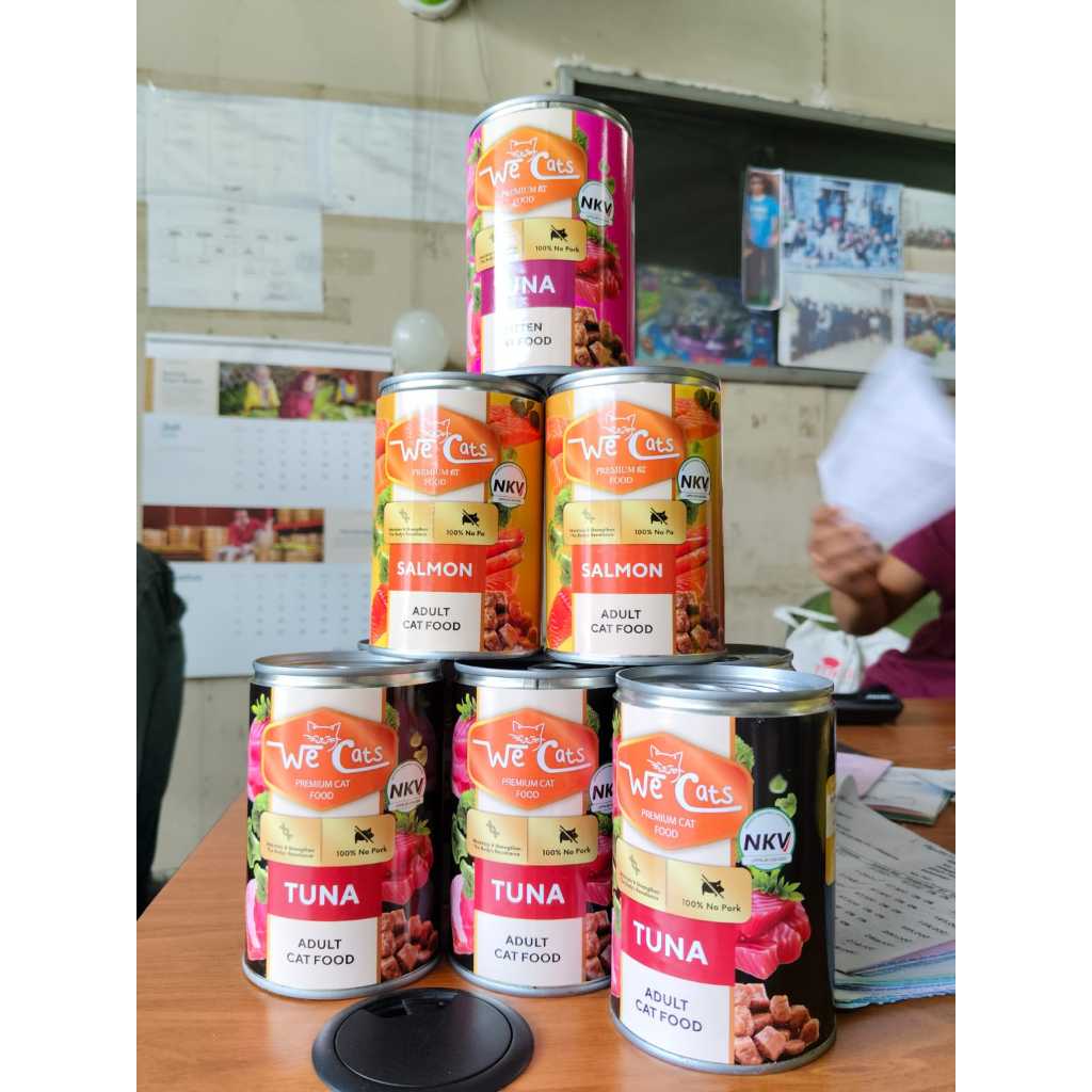 Jual We Cats Kaleng 400gr All Varian Makanan Kucing Basah | Shopee ...