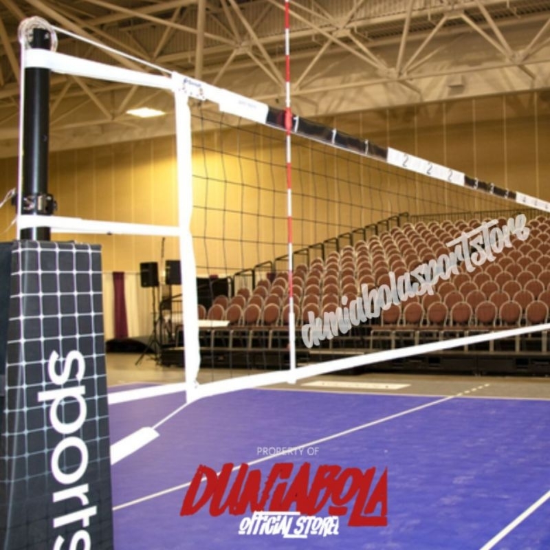Jual Net Volly Ball Mikasa original Jaring Net Volly Seling Baja Rajut ...