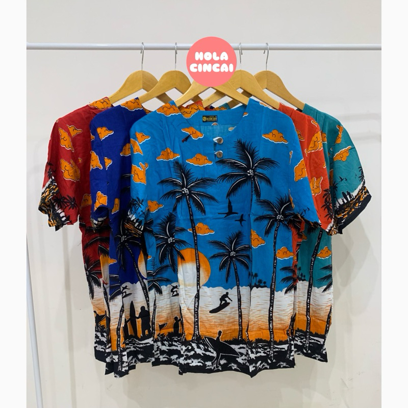 Jual KUKUH Baju Bali Pantai LD 110 Premium Unisex | Shopee Indonesia