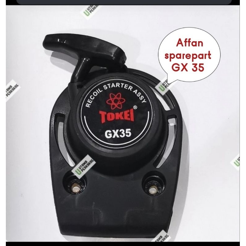 Jual Recoil starter stater GX35 4TAK recoil stater mesin potong rumput GX35 435 4TAK ASLI TOKEI ...