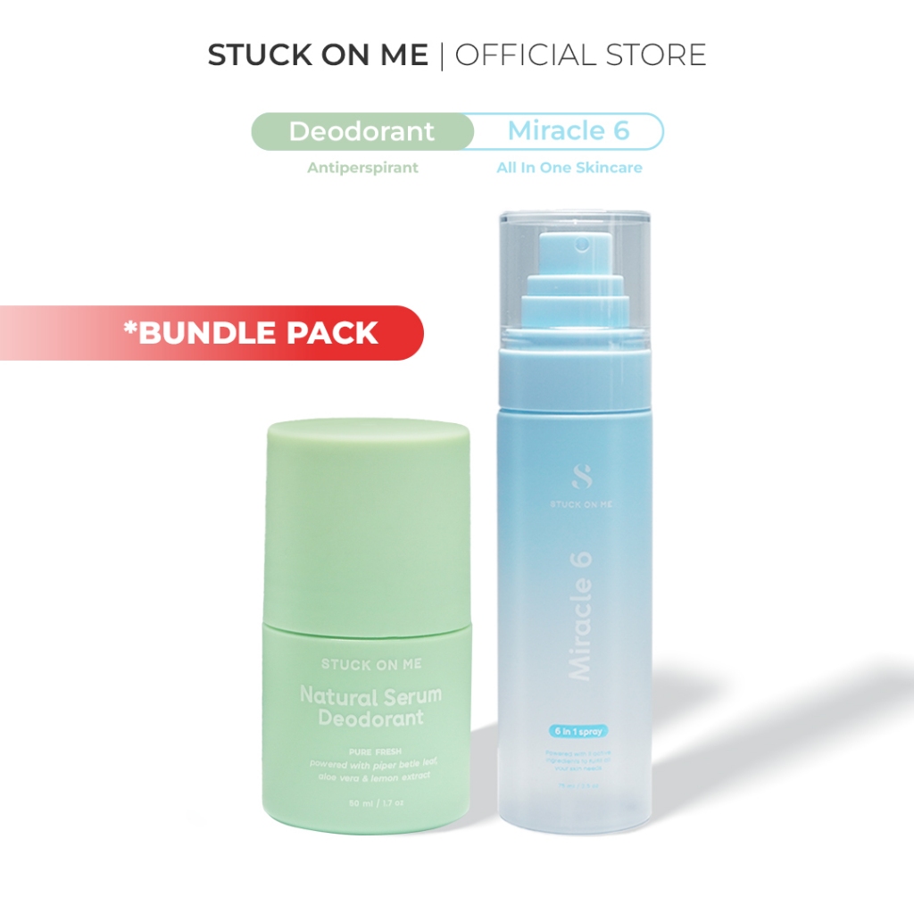 Jual Stuck On Me - Paket Bundle Natural Serum Deodorant Antiperspirant ...