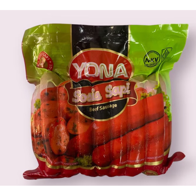 Jual YONA SOSIS SAPI MERAH 450 GR / YONA SOSIS COCKTAIL MERAH 450 GR ...