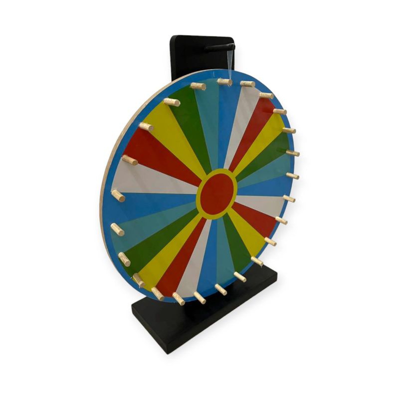 Jual Mainan Edukasi Anak Lingkaran Warna Wheel Of Fortune Roda Putar ...