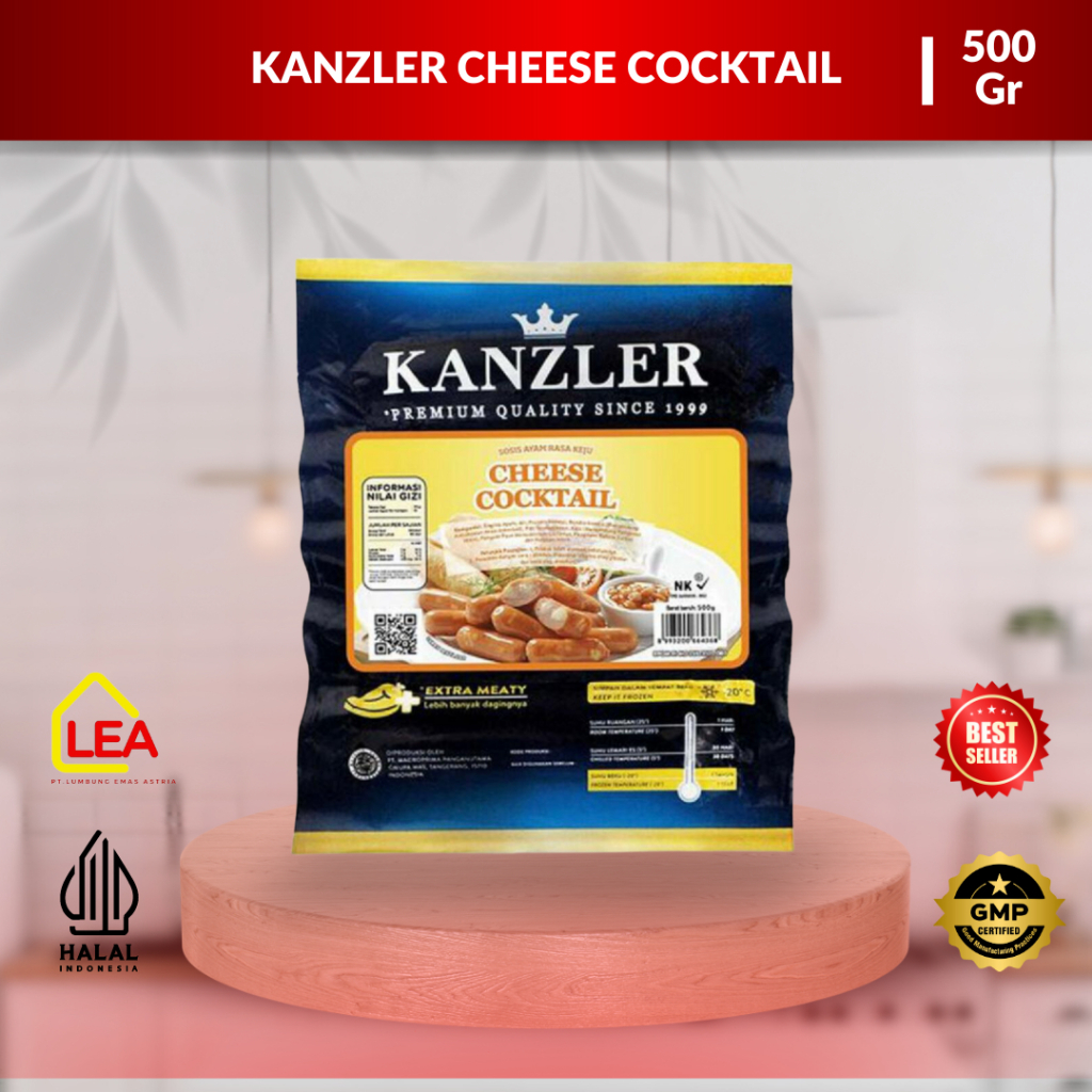 Jual Kanzler Cheese Cocktail 500gr / Sosis Ayam Rasa Keju | Shopee ...