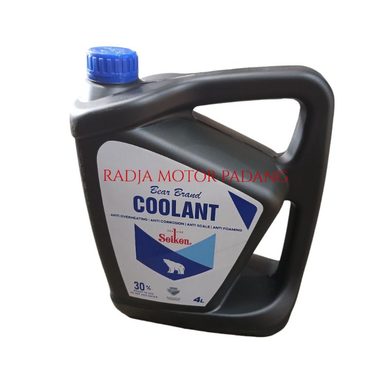 Jual coolant cairan pendingin radiator warna biru merk seiken 4 liter ...