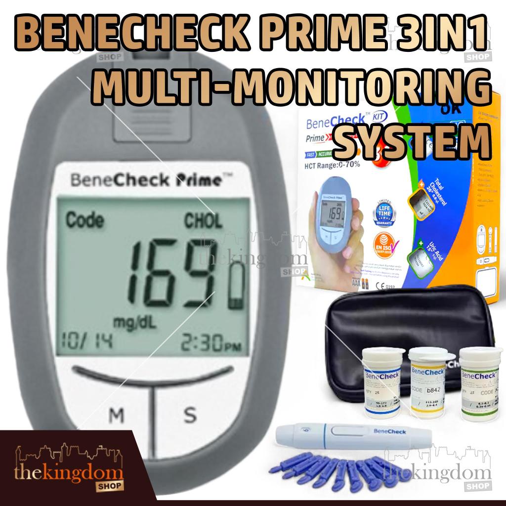 Jual BeneCheck Prime 3in1 Multi-Monitoring System Alat Cek Gula Darah ...
